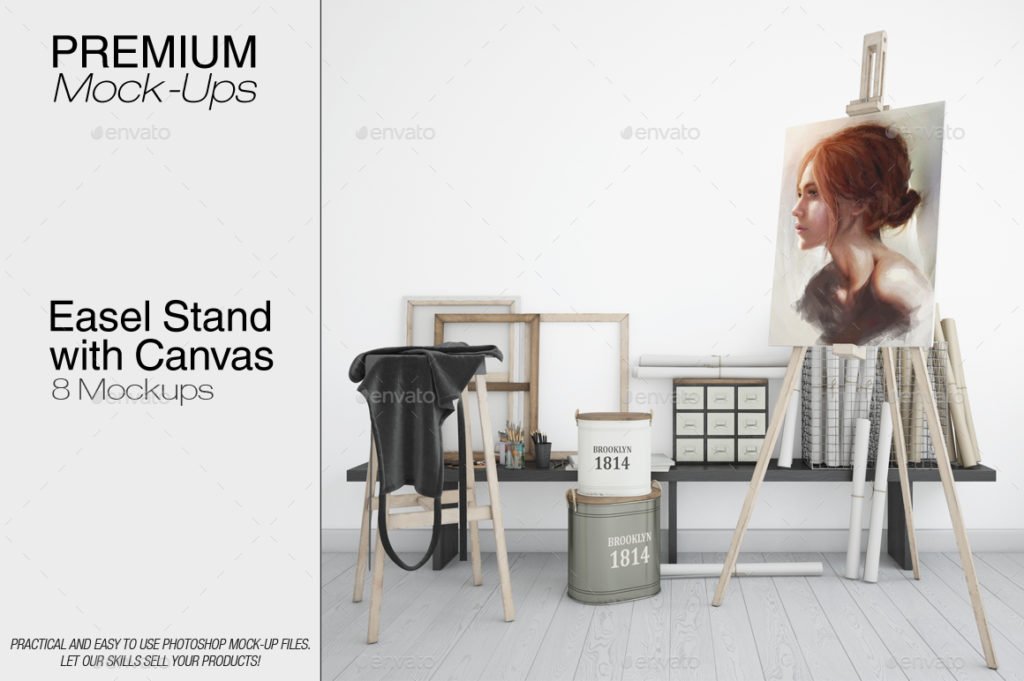 32+ Free Easel Mockup PSD & Vector Design Template