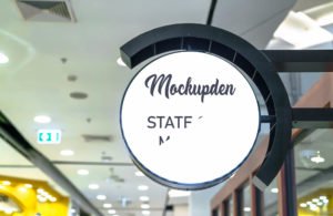 Free State Sign Mockup PSD Template - Mockup Den