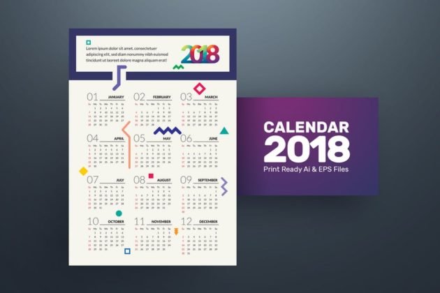 Wall Calendar Mockup | 30+ Creative Wall Calendar PSD & Vector