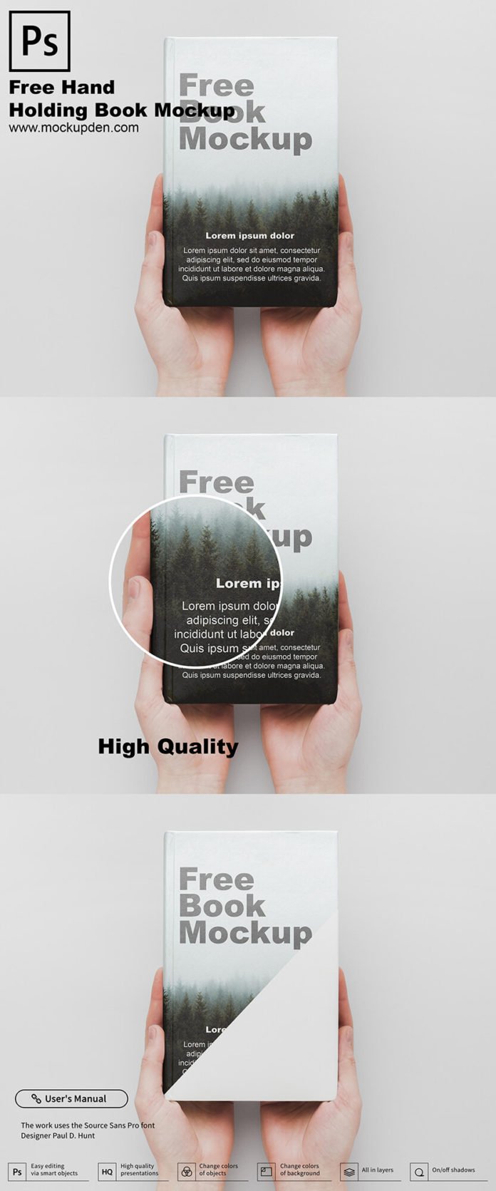 37+ Creative Book Mockup Free PSD and Vector Template