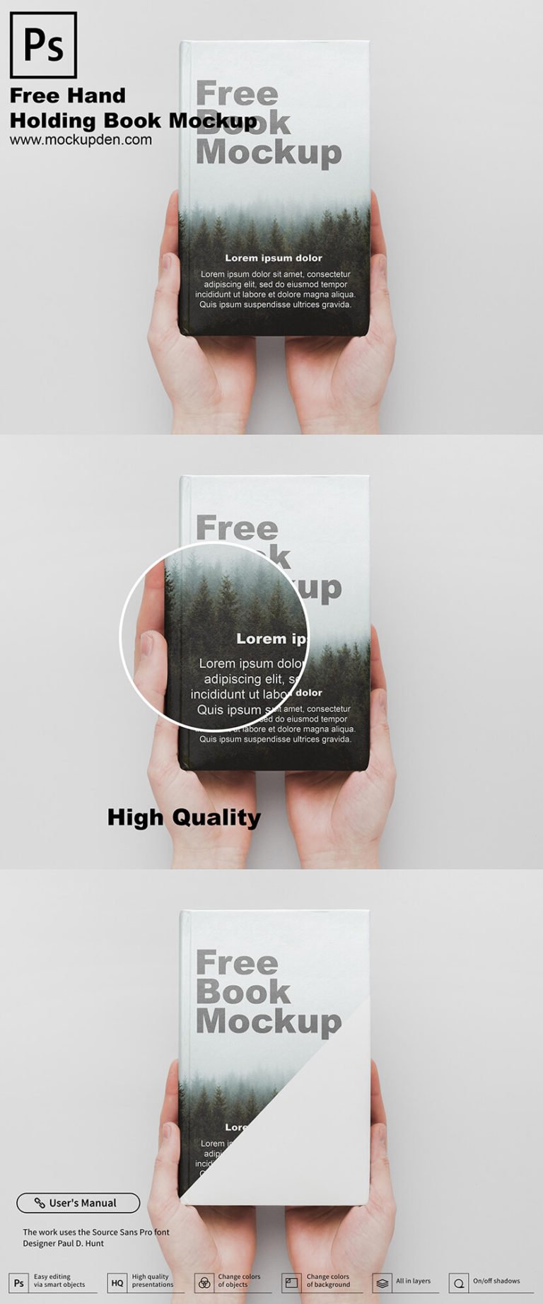 37+ Creative Book Mockup Free PSD and Vector Template