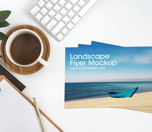 15+ Best Free Flyer Mockup PSD Template - Mockup Den