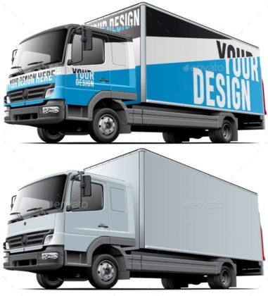 Truck Mockup | 40+ Creative Truck PSD Free & Premium Templates 2019