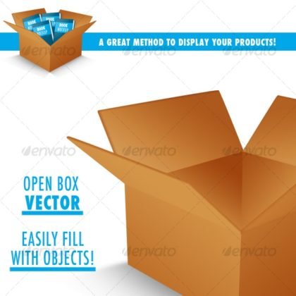 28 + Free Open Box Mockup PSD & vector templates