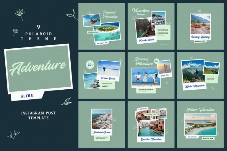 32+ Best Free Polaroid Mockup PSD Templates for Inspiration