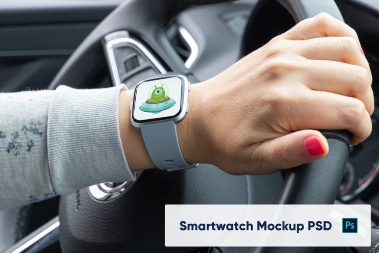 32+ Best Free Smart Watch Mockup PSD Templates - Mockup Den