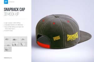 27+ Free Creative Snapback Mockup PSD template for Designer