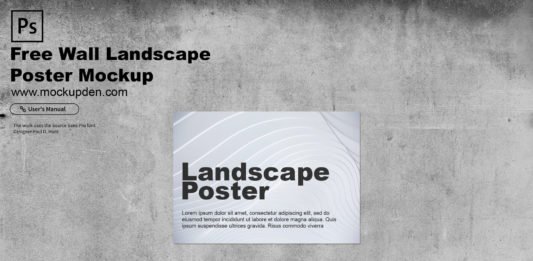 Landscape Mockup PSD Template - Mockup Den