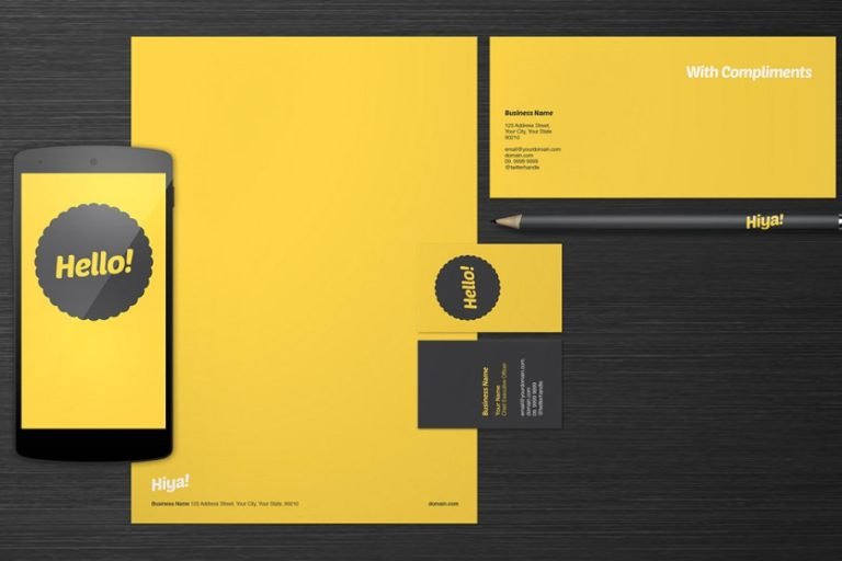 16+ Free Attractive Visual Identity Mockup PSD, AI Templates