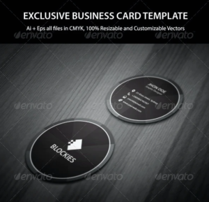 Circle Business Card Mockup | 10+ Rounded Card PSD & Vector Design