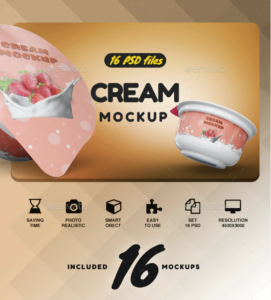 31+ Free Outstanding Cream Mockup PSD and Vector Templates