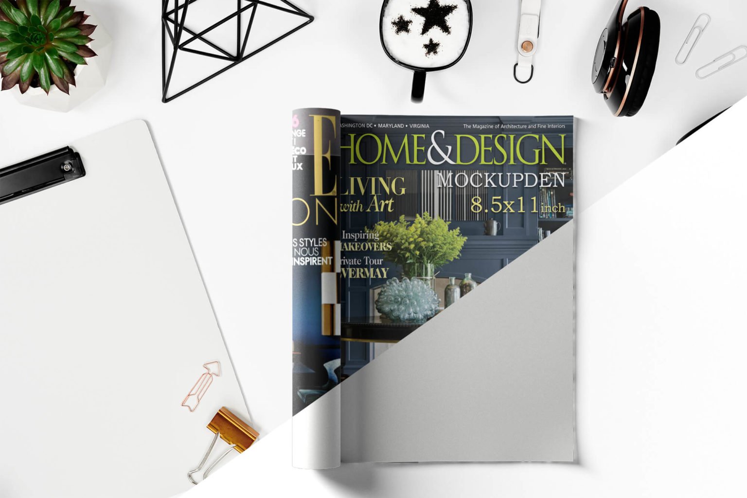 32+ Creative Free Magazine Mockup PSD Templates for Designer