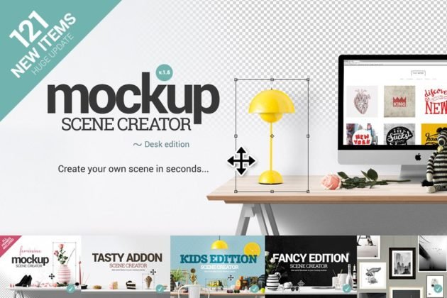 30+ Free Desk Mockups PSD Design Templates To Showcase Work