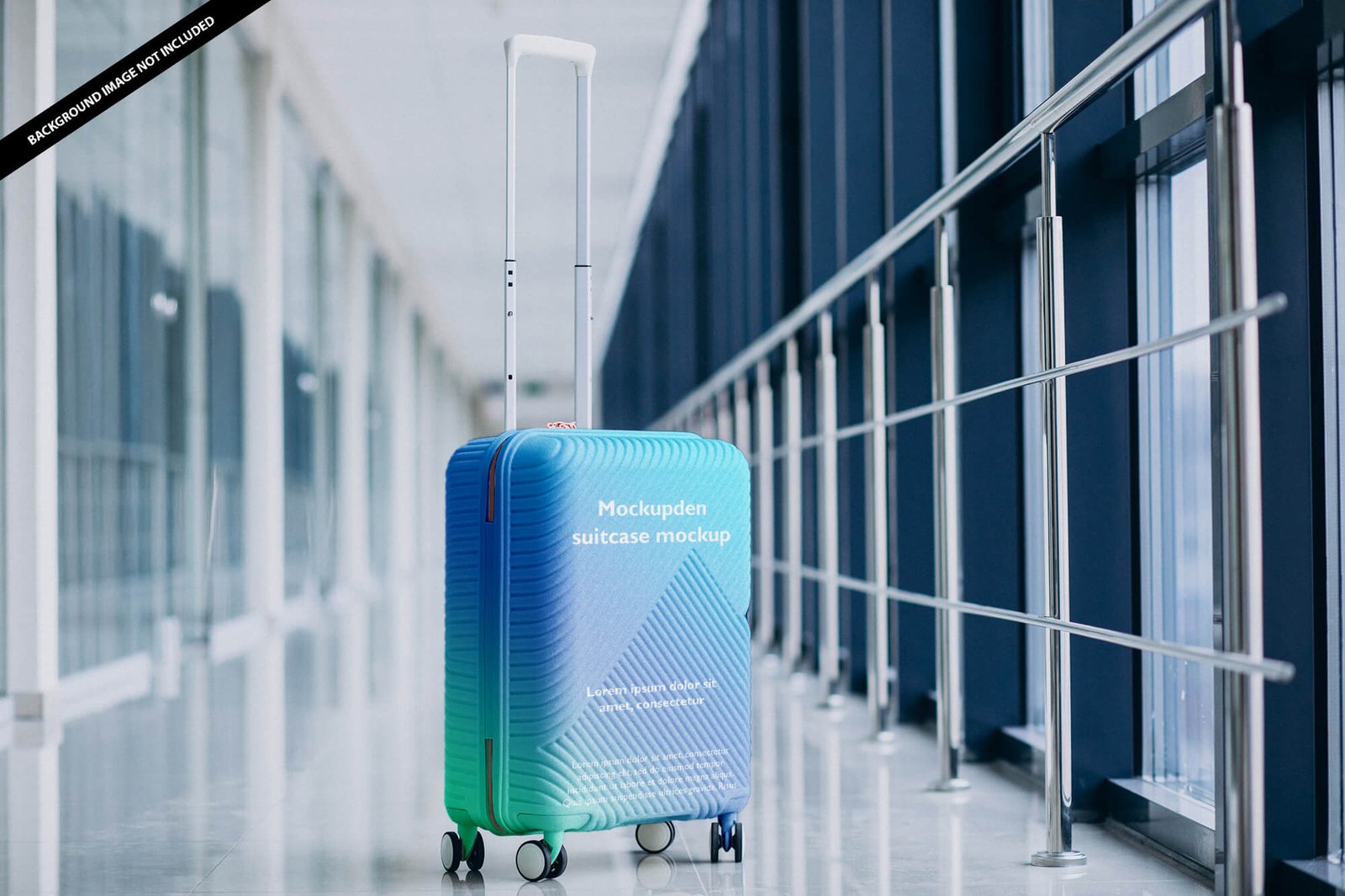 Free Suitcase Mockup PSD Template - Mockup Den