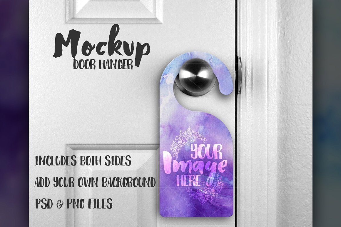40+ Door Sign Mockup |Free Creative Door Hanger PSD Template