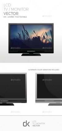 38+ Free Cool TV Monitor Mockup PSD & Vector Templates