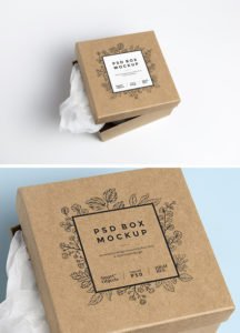 27+ Free Utility Subscription Box Mockup Packaging PSD
