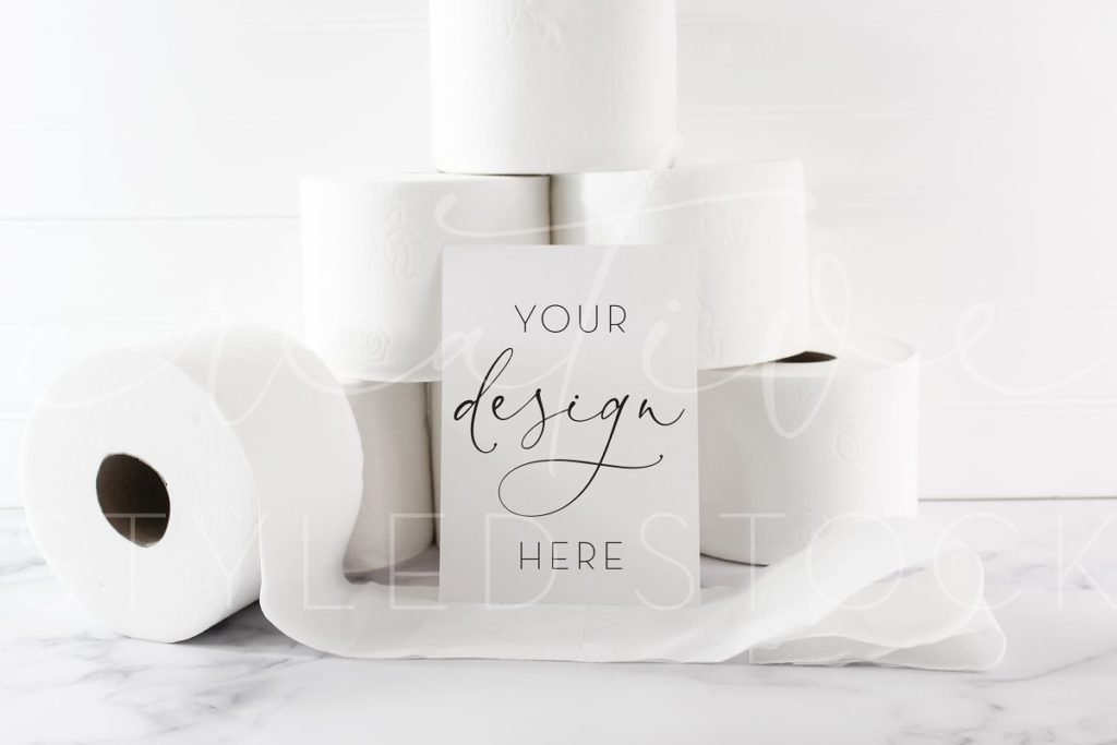 15+ Free Creative Toilet Paper Mockup PSD Templates