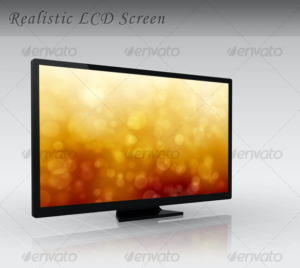38+ Free Cool TV Monitor Mockup PSD & Vector Templates