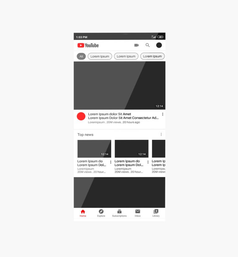 Free Youtube Mockup Mobile PSD Template - Mockup Den