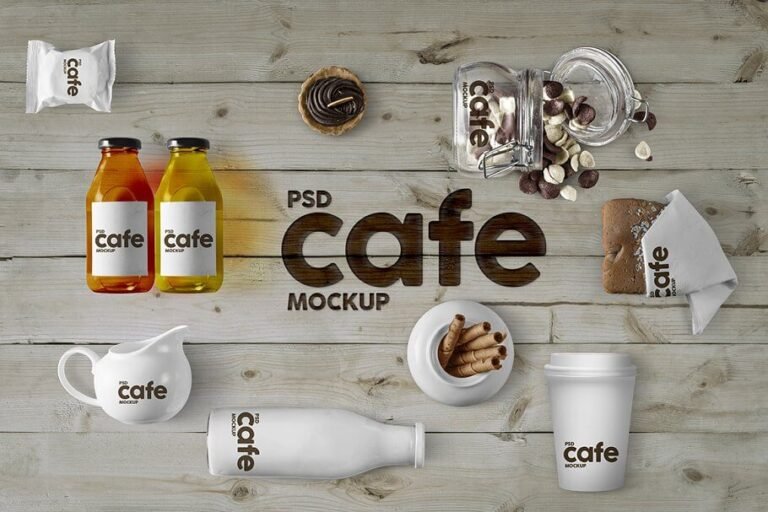 9+ Best Free Cafeteria Mockup PSD Templates - Mockup Den