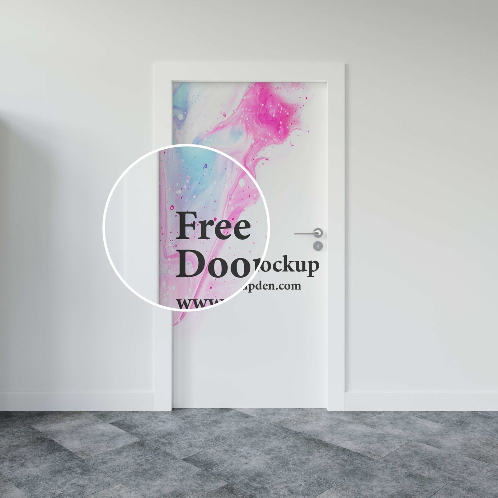 11+ Best Free Creative Door Mockup PSD Templates | mockupden