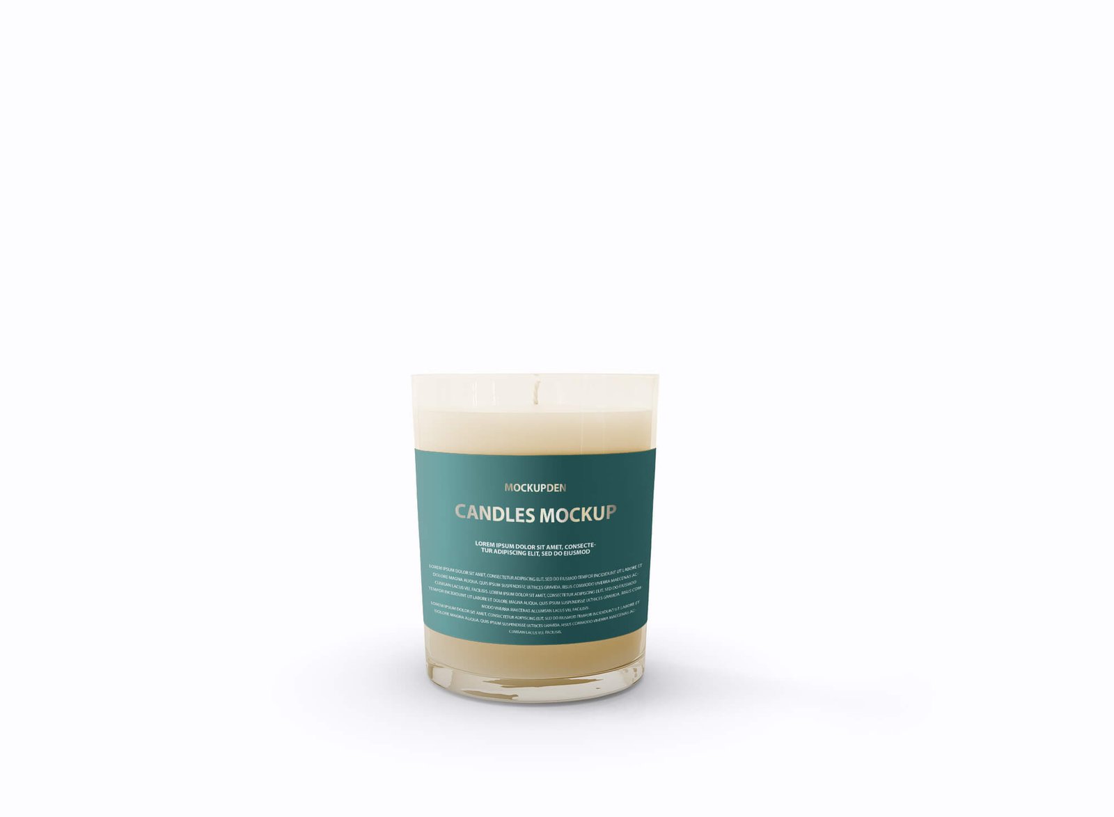 Free Candle Glass Mockup PSD Template - Mockup Den