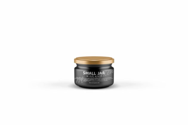Free Small Jar Mockup PSD Template - Mockup Den