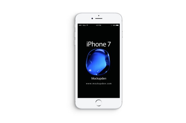 Free iphone 7 Mockup PSD Template - Mockup Den