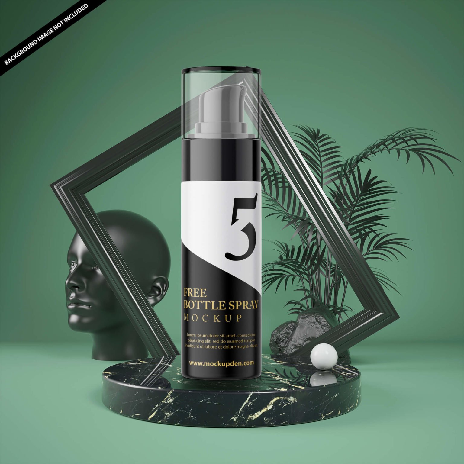 Spray Mockup | 50+ Free Spray Bottle PSD Mockup Templates