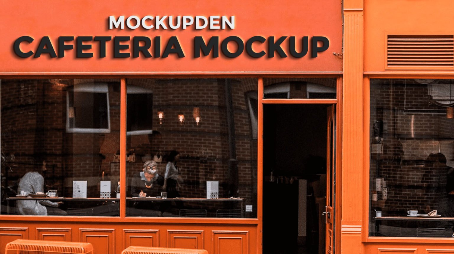 9+ Best Free Cafeteria Mockup PSD Templates - Mockup Den