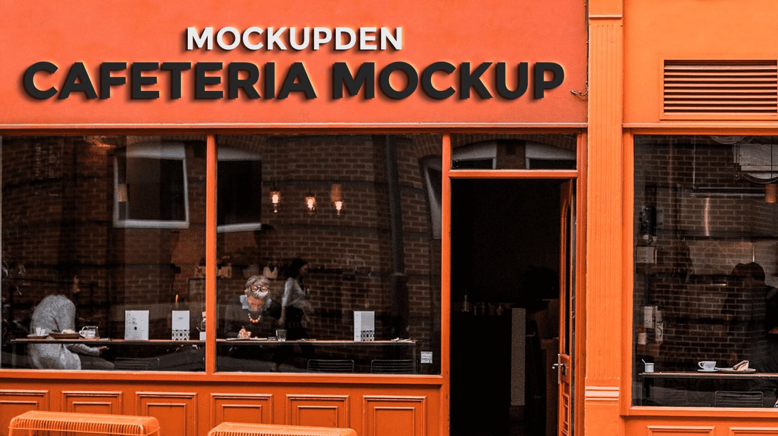 Free Cafeteria Mockup PSD Template - Mockup Den