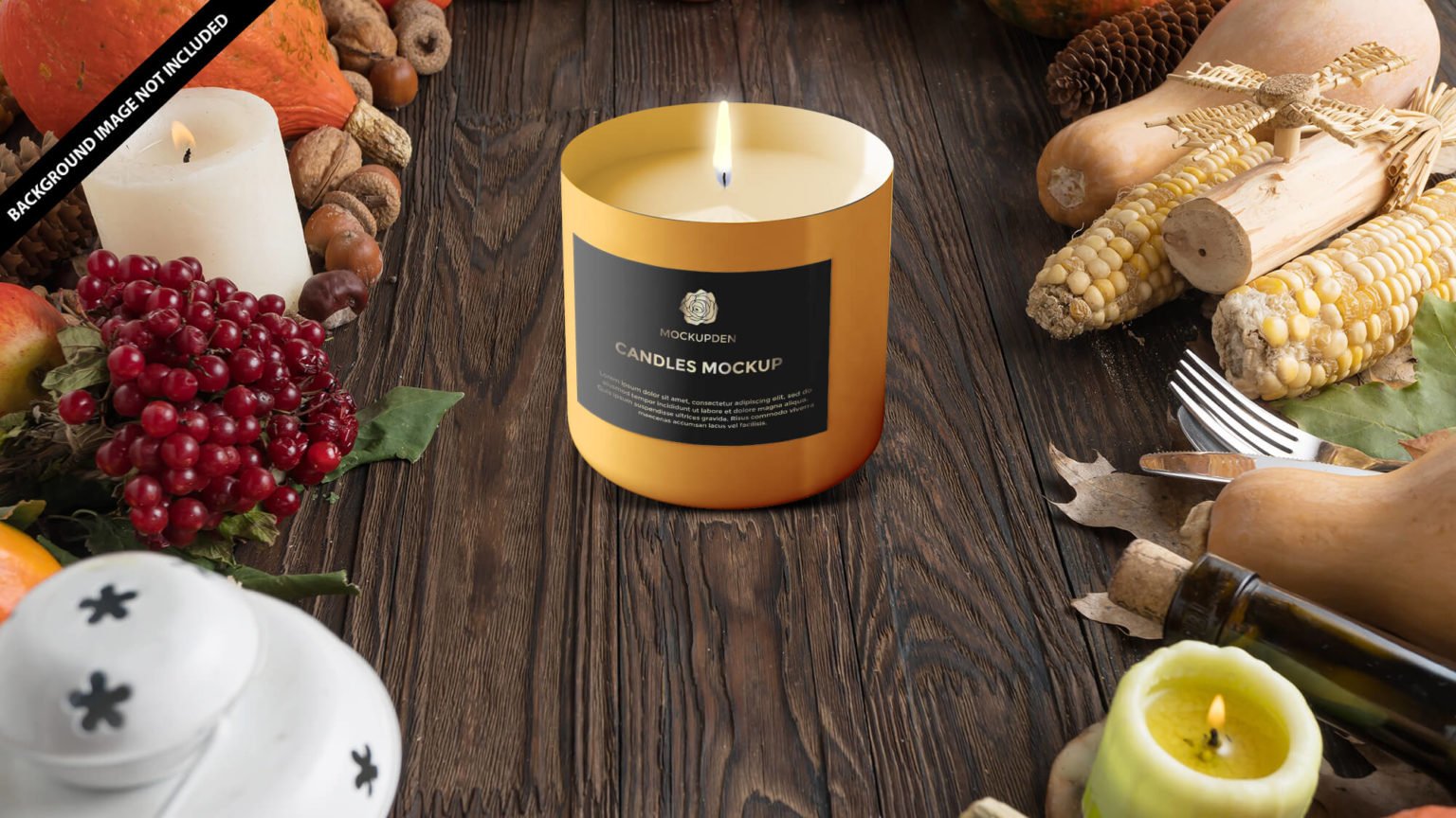 35+ Stunning FreeCandle Mockup in PSD & Vector Templates