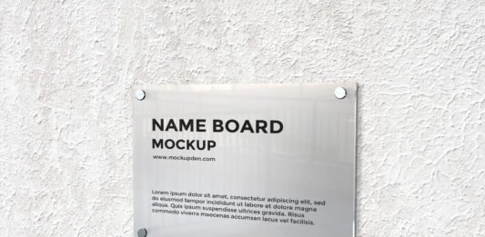 Board Mockup Mockup PSD Template - Mockup Den