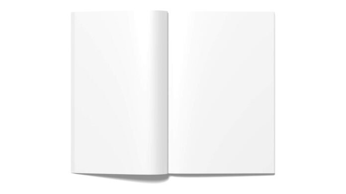 Free A4 Magazine Mockup PSD Tem