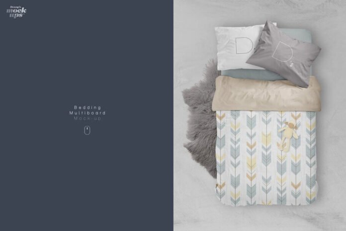 25+ Beautiful Bedding Mockup PSD Templates - Mockup Den