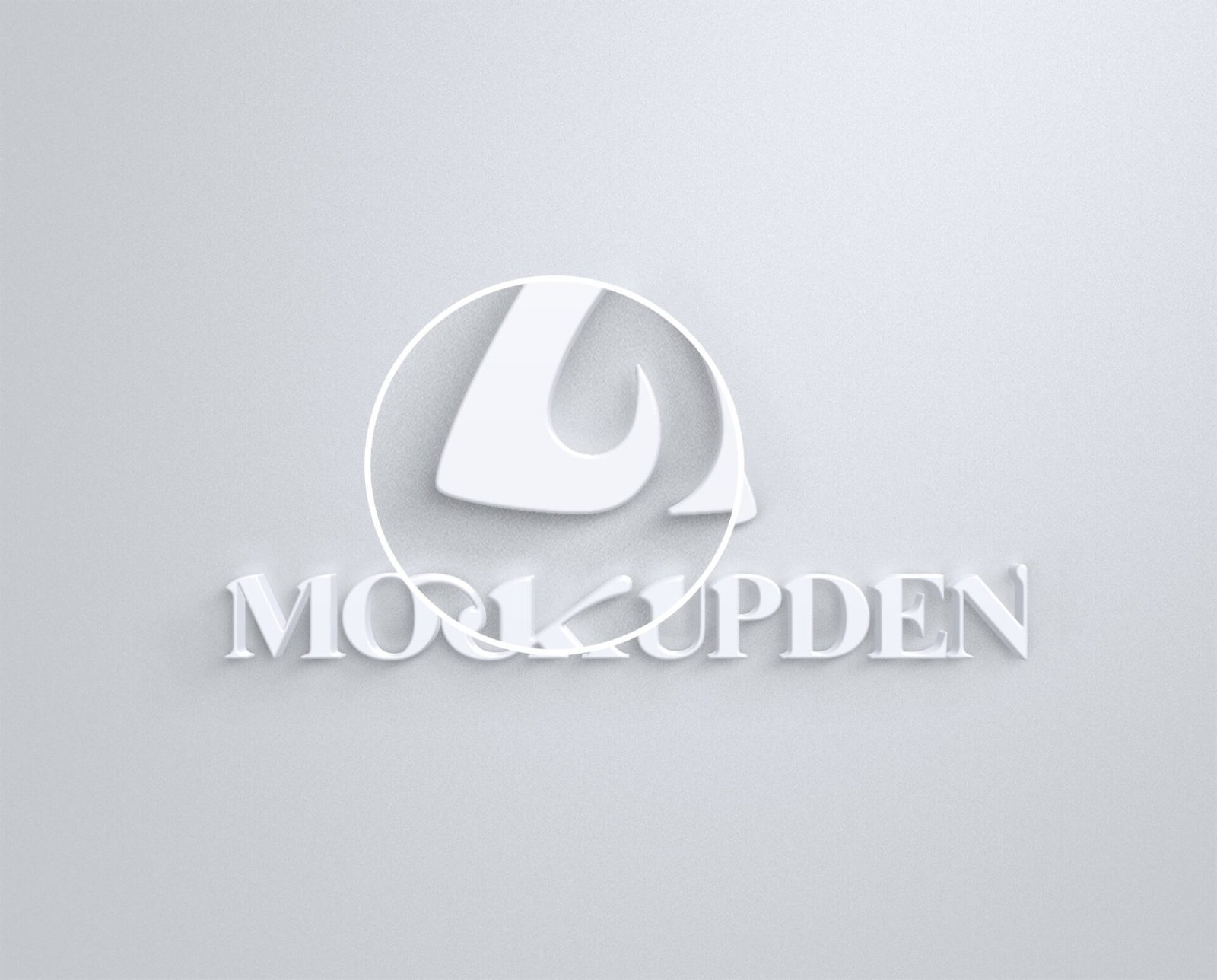 Free White Logo Mockup PSD Template - Mockup Den