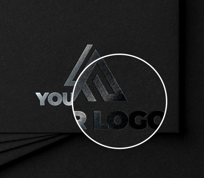 Free Metallic Foil Logo Mockup Vol 2 PSD Template - Mockup Den