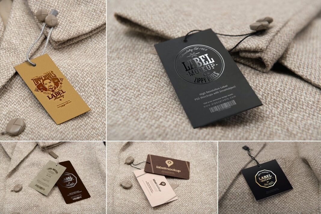 18+ Stunning Clothing Label Mockup PSD Templates | Mockpuden
