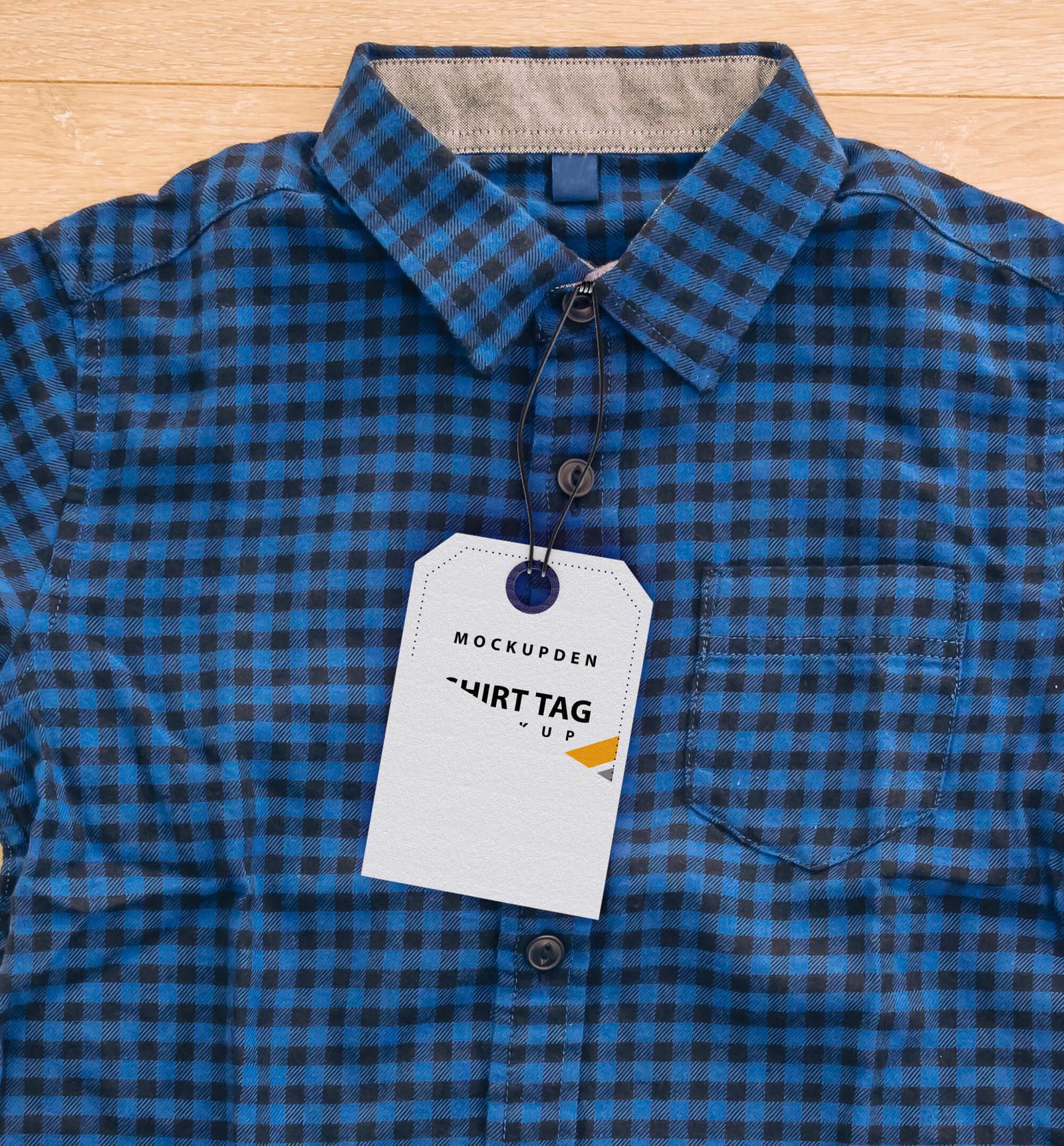 Free Shirt Tag Mockup PSD Template - Mockup Den