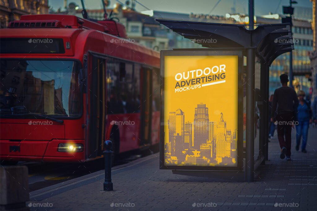 9+ Best FREE Bus Ad Mockup PSD Templates
