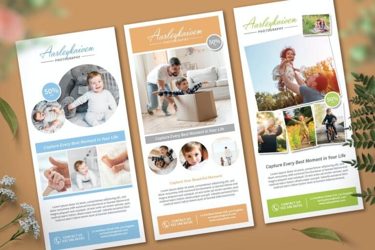 20+ Best FREE Rack Card Mockup PSD Templates for Designer