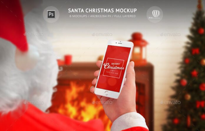 20+ Beautiful Christmas Mockup in PSD & Vector - Mockup Den