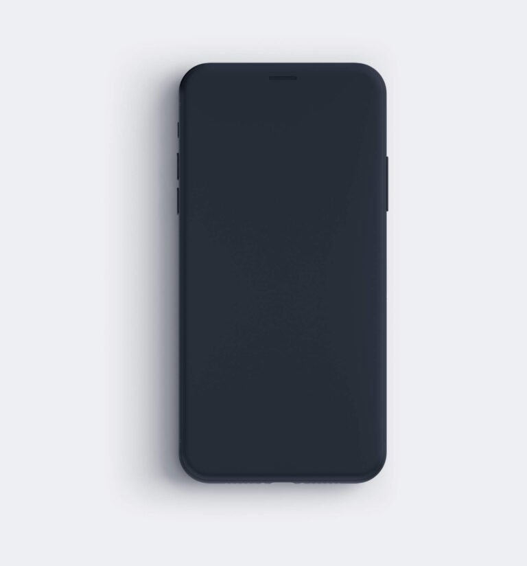 Free Flat iPhone Mockup PSD Template - Mockup Den