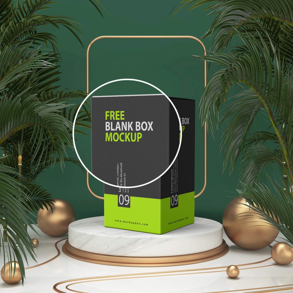 33+ Free Packaging Square Box Mockup PSD Templates for Designer