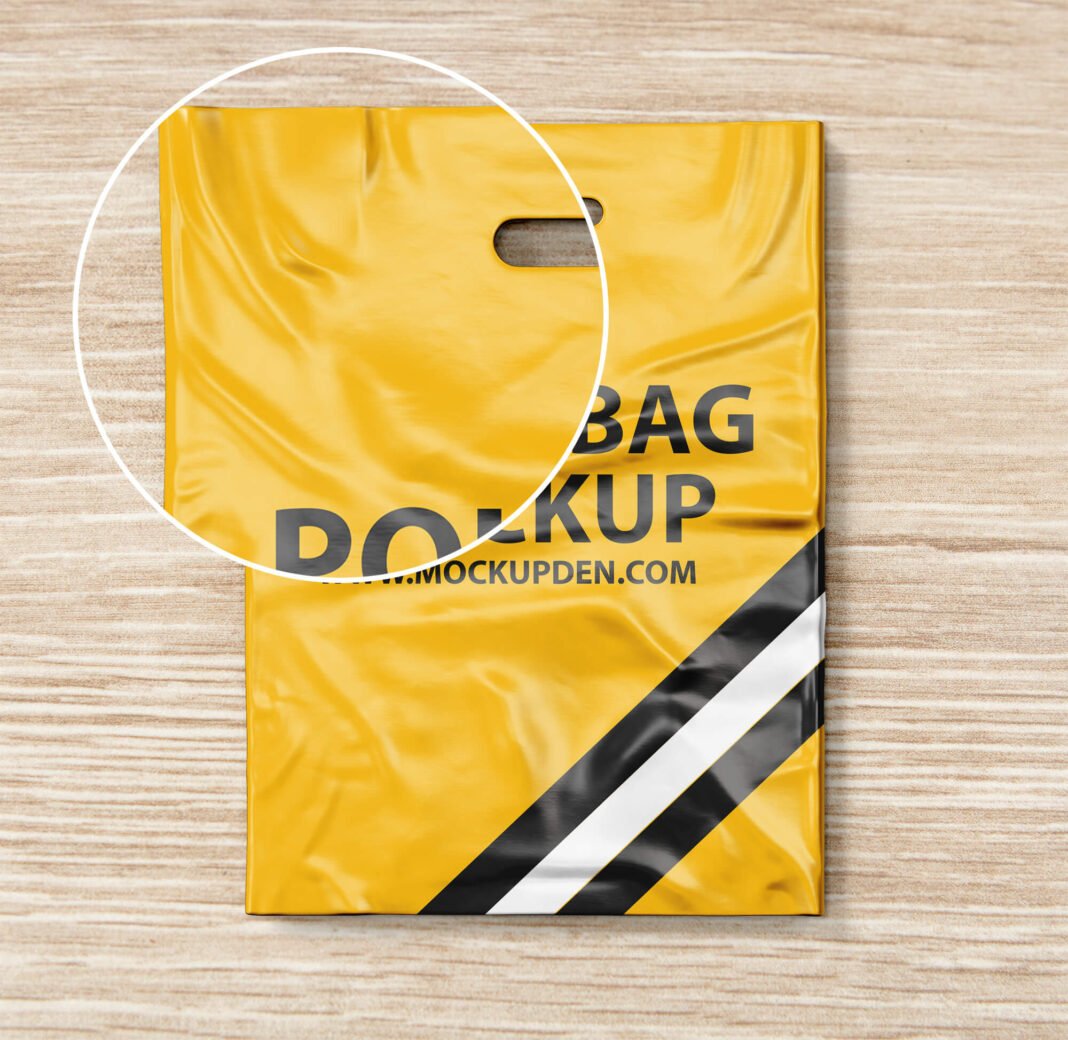 Free Poly Bag Mockup PSD Template - Mockup Den