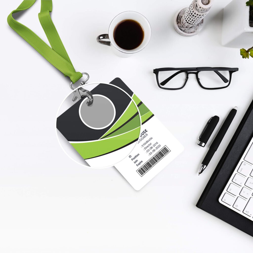 Free Staff Card Mockup PSD Template - Mockup Den