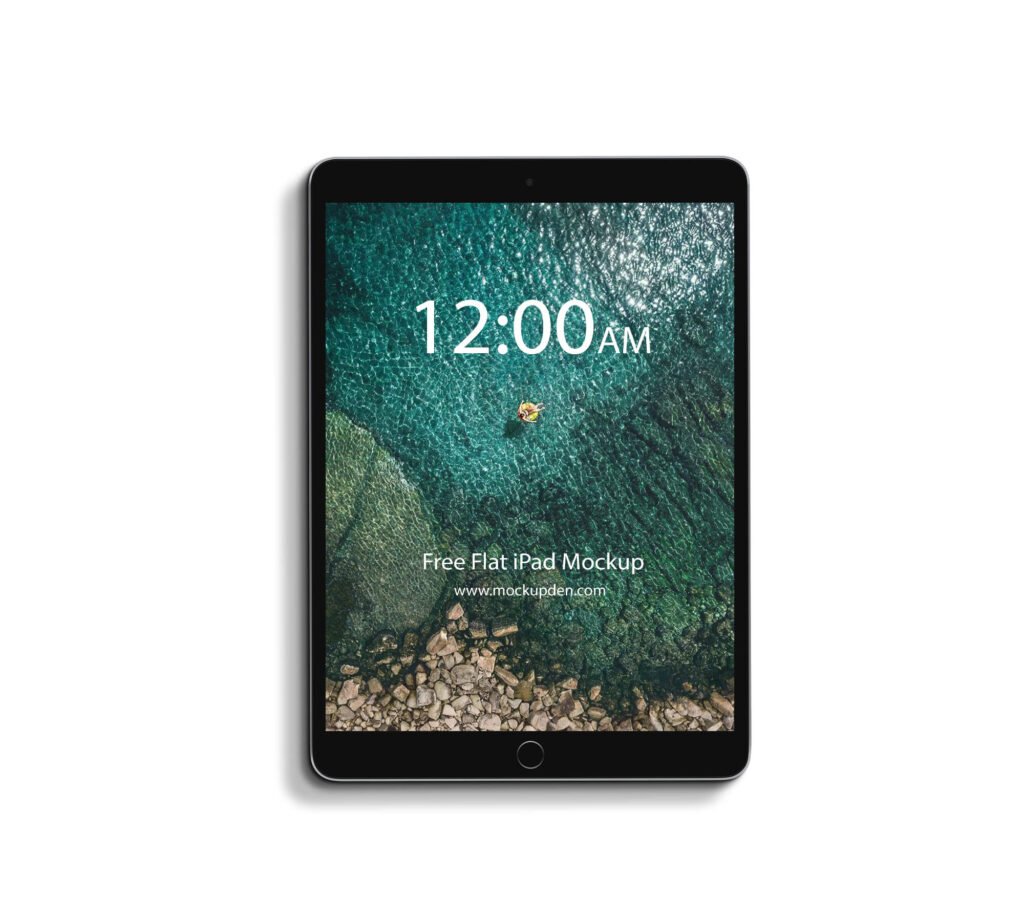 Free Flat iPad Mockup Vol 2 PSD Template - Mockup Den