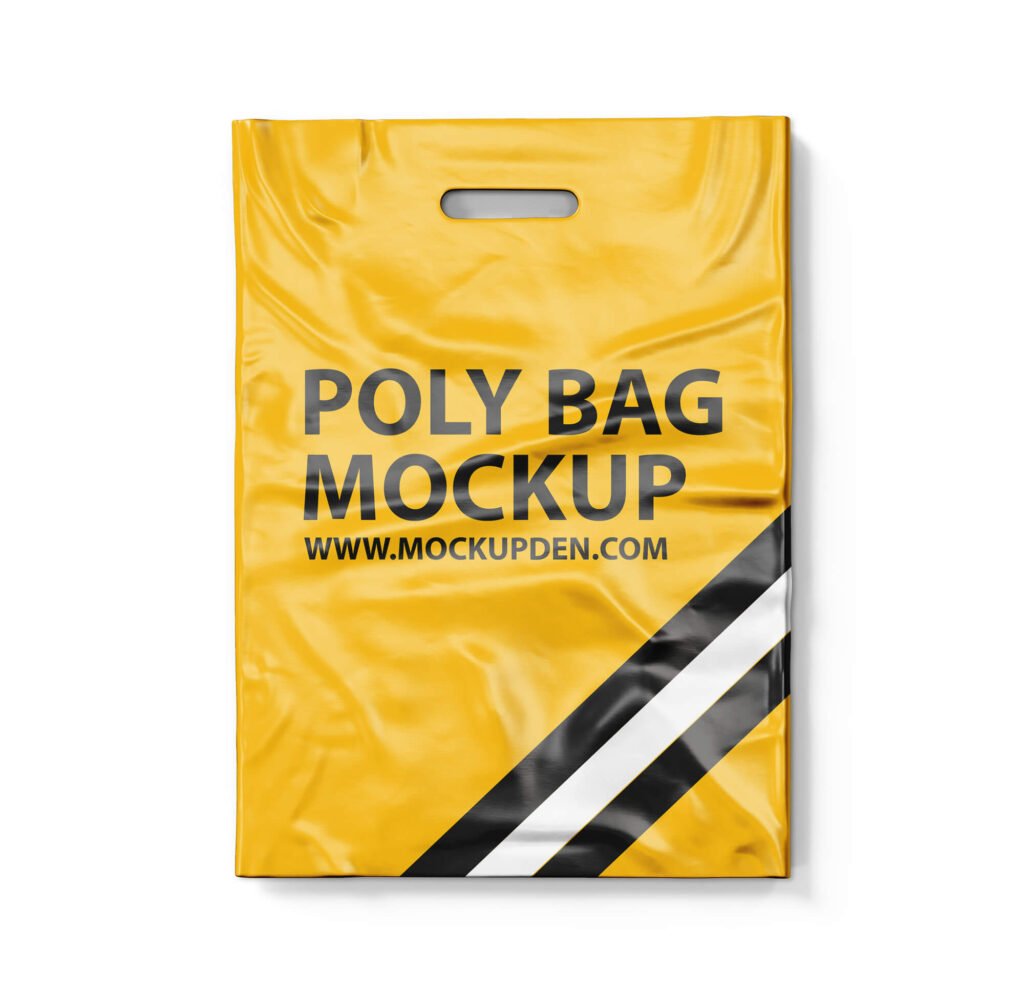 Free Poly Bag Mockup PSD Template - Mockup Den