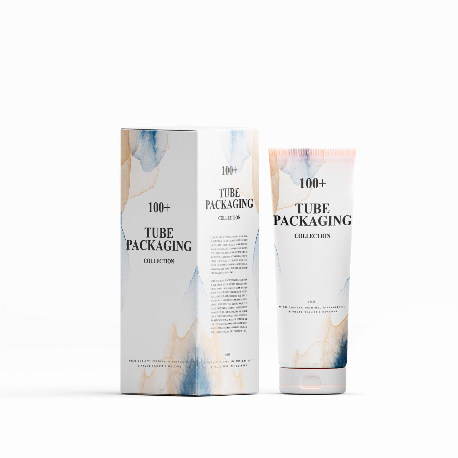 Free Tube Packaging Mockup PSD Template - Mockup Den